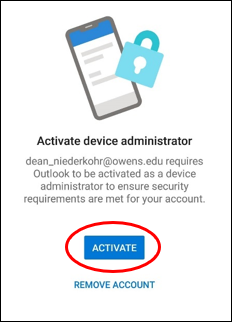 How do I install Microsoft Outlook app on Android devices for accessing ...